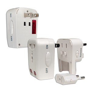 Universal AC Travel Power Adapter Compact portable Adapter For your ...